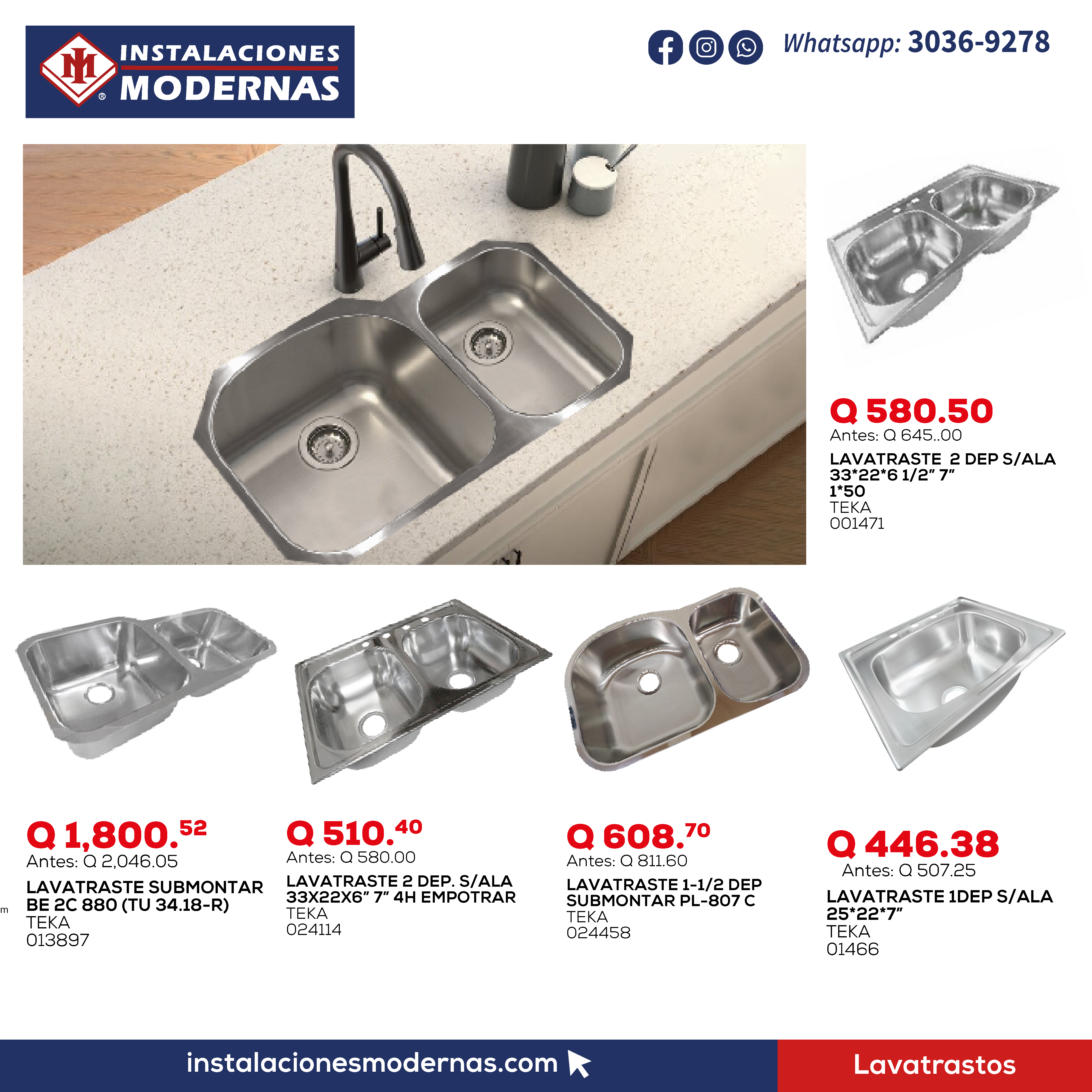 octubre – Lavatrastes y FINAL-03 - Instalaciones Modernas - Piso, Loza ...